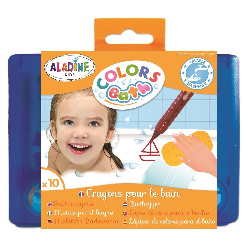 Voskovky do vany Aladine Color Bath - 10 barev | Aladine.cz